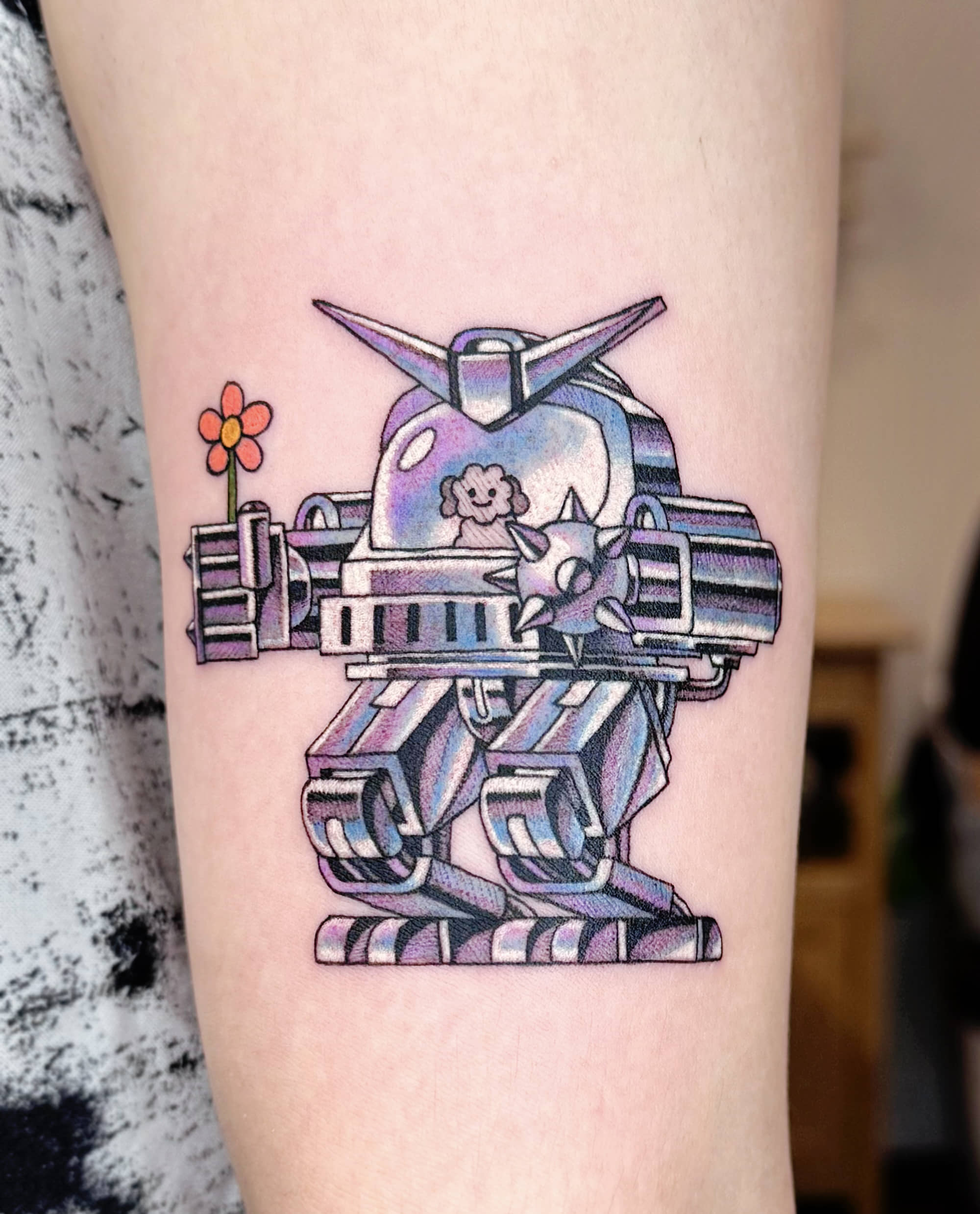 Japanese Robot Tattoos ROARHOWL Very Cool Machine 3D Realistic Fake